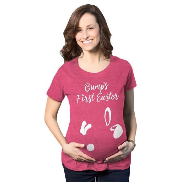 Crazy Dog T-Shirts | Tops | Maternity Bumps First Easter T Shirt Cute ...